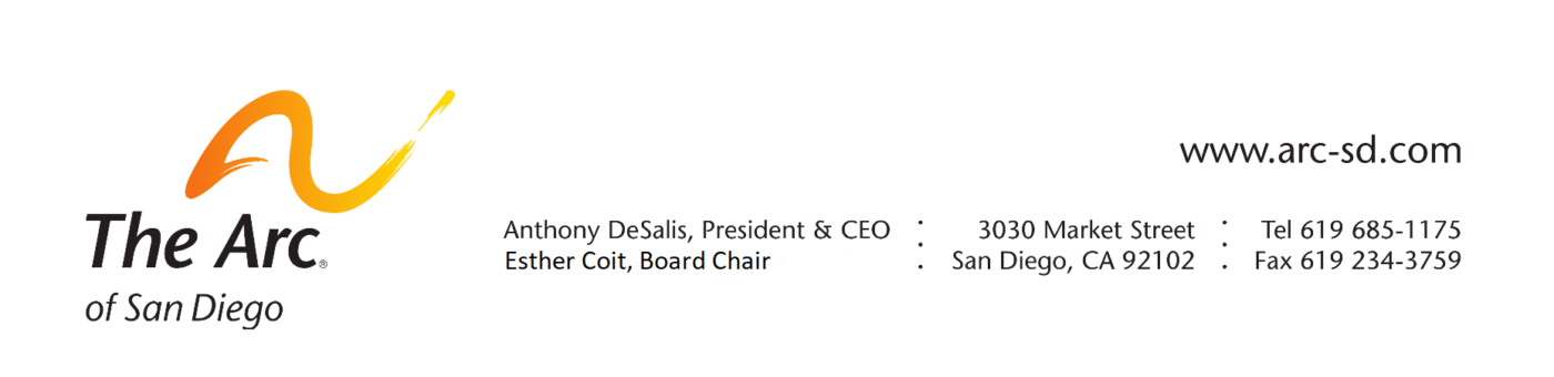 Branding and Imagery | Arc of San Diego